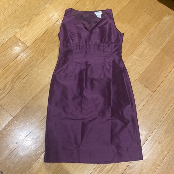 Hennes | Dresses | Hennes Collection 0 Silk Classic Purple Womans Dress ...